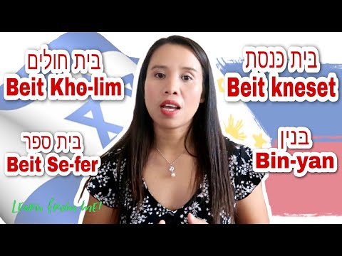 EASY HEBREW TO TAGALOG TUTORIAL (Basic Hebrew Words that starts with letter ב) PART II | Unica Ihla