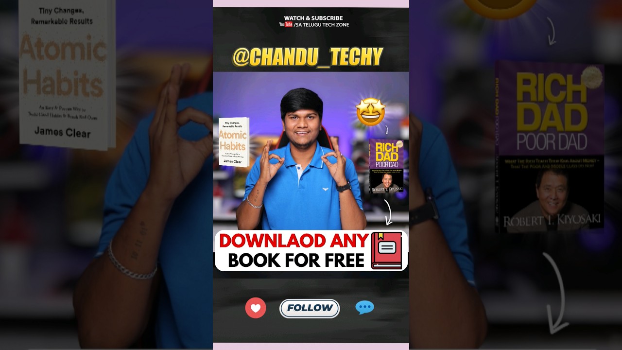 Download Any Book for Free 📚💥🔥 #ytshorts #shorts #satelugutechzone #viral #trending
