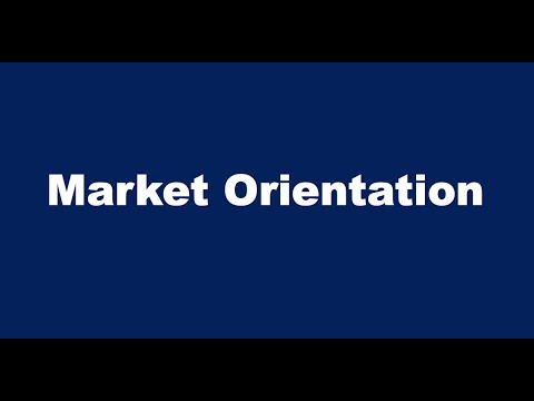 What is Market Orientation?