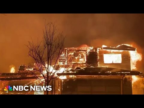 What led to the wildfire that is engulfing the Pacific Palisades?