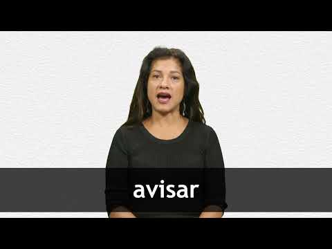 English Translation of “AVISAR” | Collins Spanish-English Dictionary