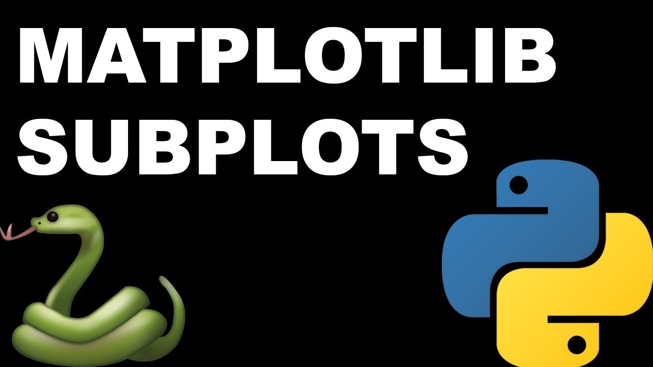 Matplotlib Subplot Tutorial
