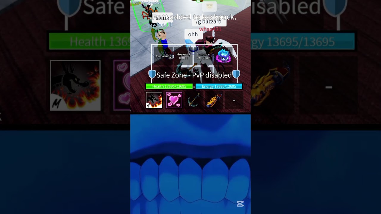 G command in blox fruits #gyanudai #roblox #bloxfruitsdefeatingallbosses #fyp