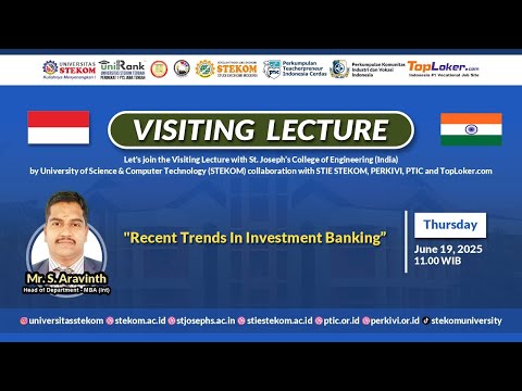 International VL: Recent Trends In Investment Banking - St. Joseph’s College of Engineering Day 4