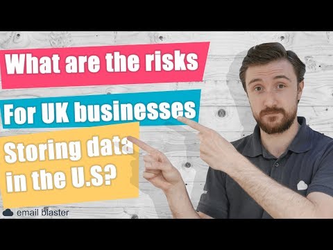 Risks for UK businesses storing their data in the U.S
