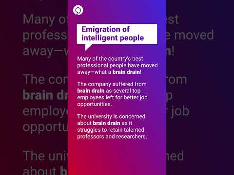 The Brain Drain Dilemma: Unraveling the Flight of Talent ⭐ | Learn with ESL