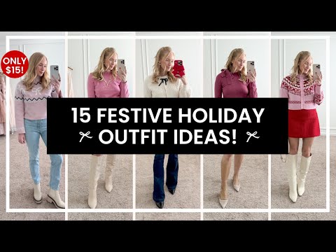 15 Cute Christmas Outfit Ideas (Casual + Dressy Options) - Holiday Outfits for Women 2024