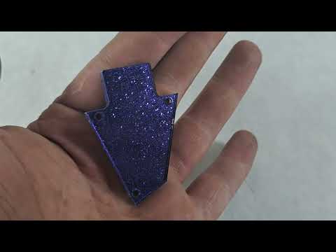 Purple Glitter Tremolo Trem Spring cover fits Fender Strat | Reverb