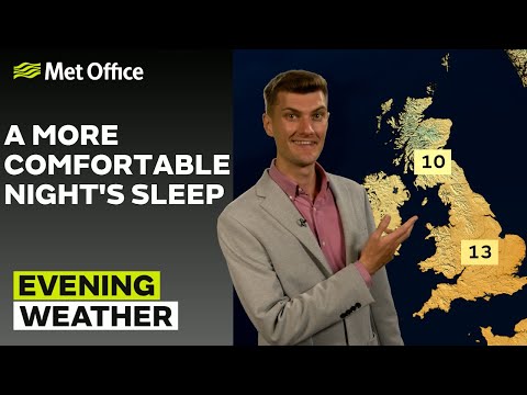 22/06/2025 - Widespread showers all night - Evening Weather Forecast UK – Met Office Weather