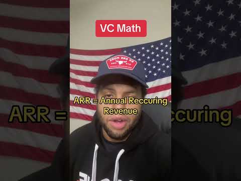 What is ARR? annual Reccuring Revenue? #vcmath #math #venturecapital #startups