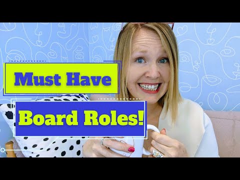 Starting a Nonprofit: Must-have Board of Directors Roles | Kelly nonprofitnerd
