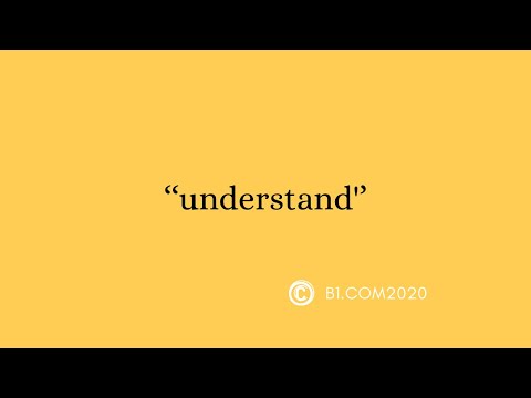 ‘understand.’ meaning