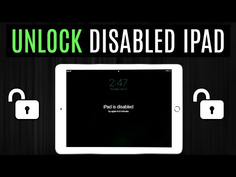 How to Unlock a Disabled iPad Without iTunes