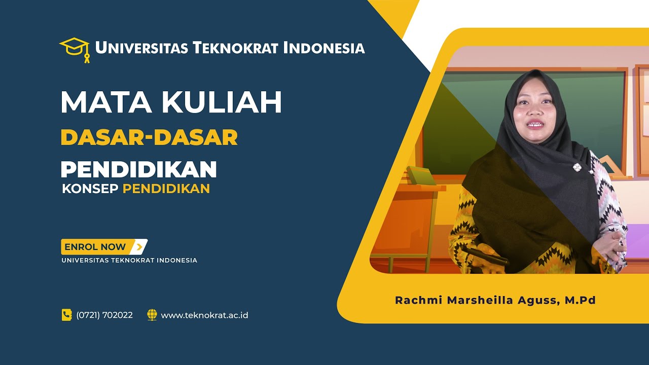 Matakuliah: DASAR PENDIDIKAN -  Konsep Pendidikan