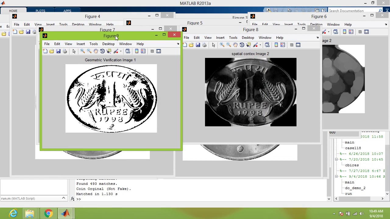 Fack Coin Comparing Match Using MATLAB - OKOK PROJECTS- Final Year ...