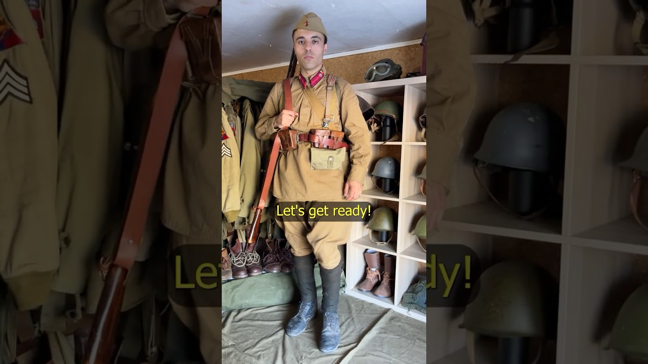 Red Army 1941: What Did They Carry? #reenactment #ww2 #wwii #redarmy #sovietunion #barbarossa #red