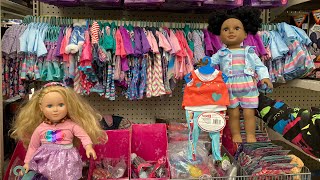 Taking our dolls on a Walmart Shopping Trip for some My Life Doll Clothes!