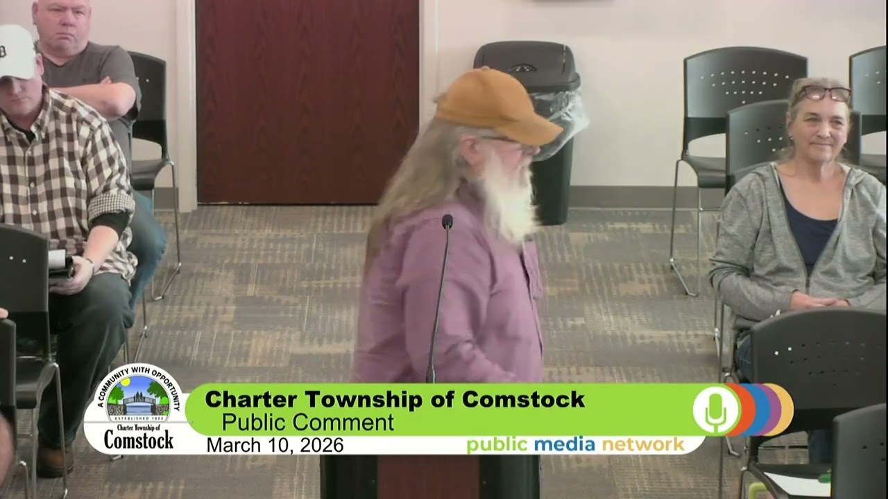 Comstock Charter Township - March 10, 2026 Comstock Township Special Board meeting