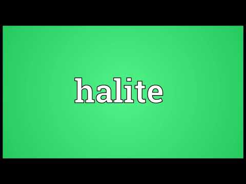 Halite Meaning