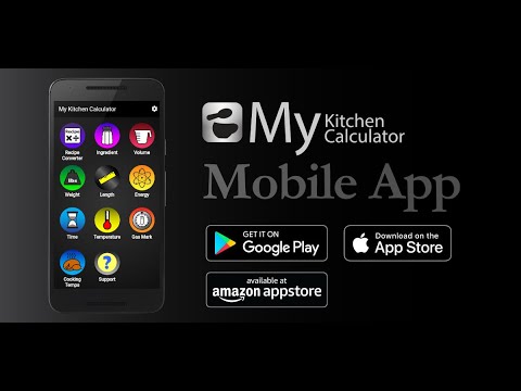 Kitchen Calculator and Recipe Converter App Preview, version 5.0