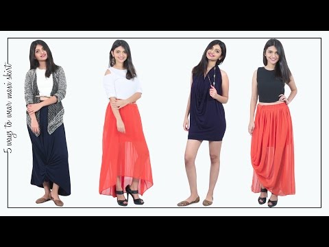 5 Unique Ways To Wear A Maxi Skirt - Basics Series - Glamrs