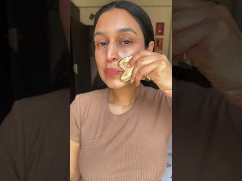GUA SHA FOR SMILE LINES! #guashamassage #skincare