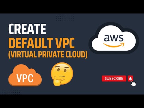 How to create Default VPC in AWS? | AWS SAA03 | AWS Solutions Architect Associate | VPC Basic Facts