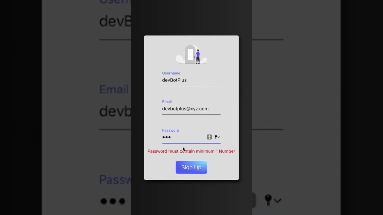 Form Validation in React js | Teaser |( Watch Complete Tutorial on devBotPlus)