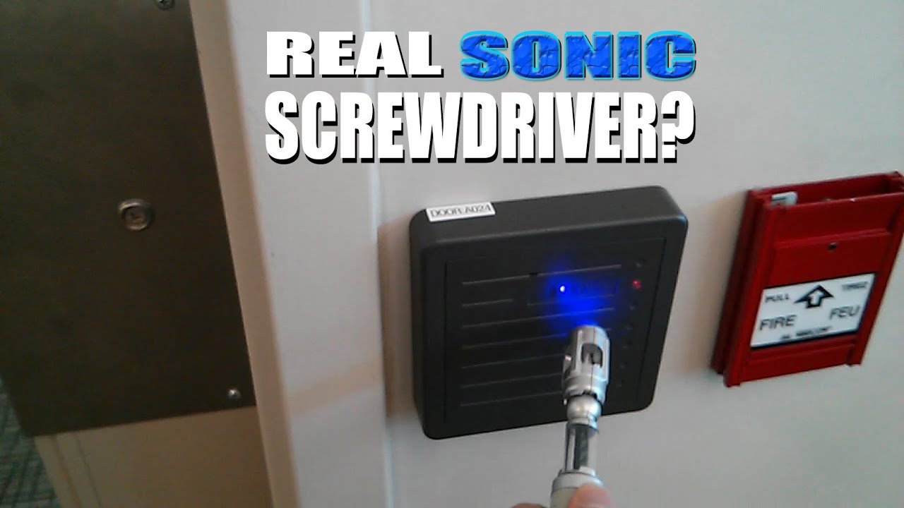 Make it Real: Sonic Screwdriver Unlocks Doors!