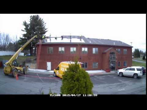 Kasselman Solar Commercial Install Time Lapse