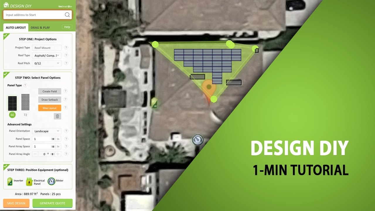 Solar Design 1 Minute Tutorial