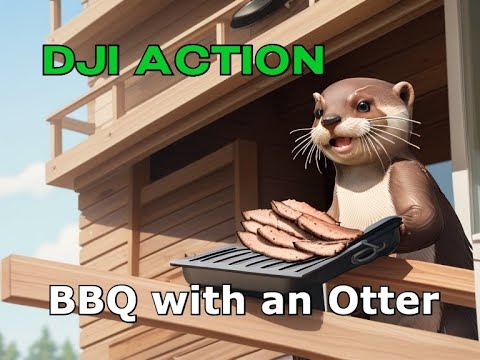 DJI Action Adventures: A Fun BBQ Day with an Otter!