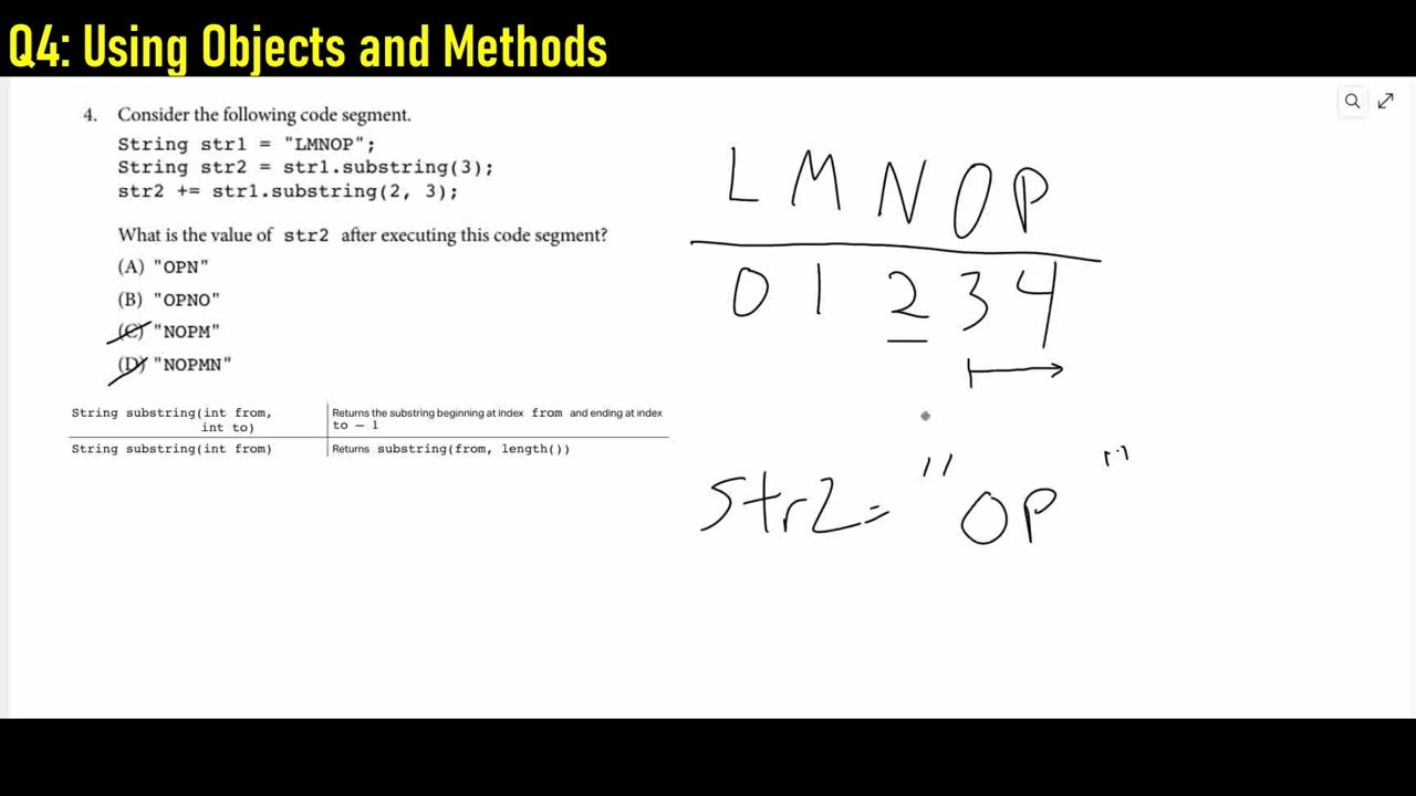 APCSA Review: MCQ Walkthrough (2025)