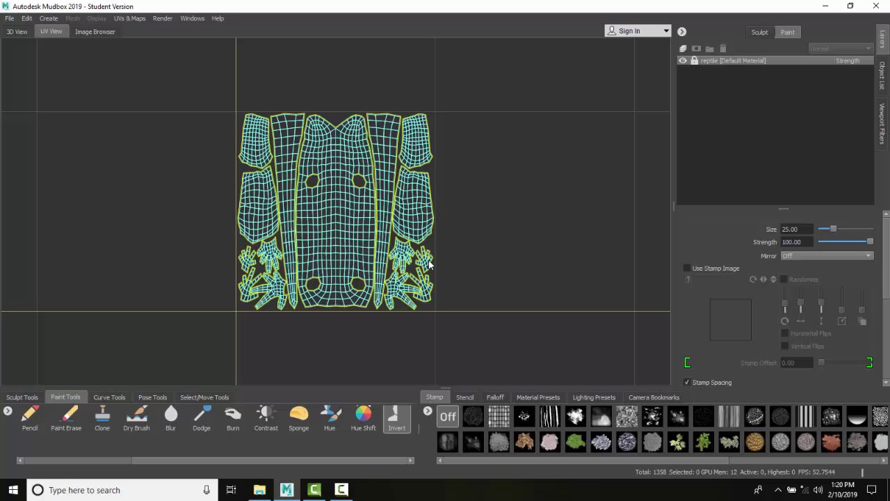 Mudbox 07 13 UVs Overview