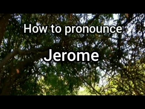How to Pronounce Jerome
