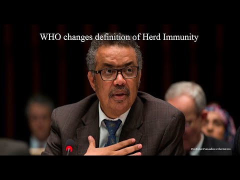 WHO changes definition of Herd Immunity