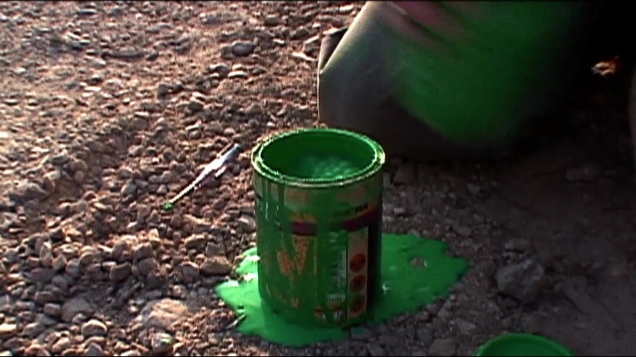 Francis Alÿs - The Greenline, 2004