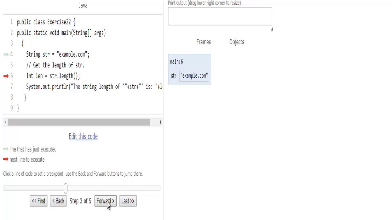 w3resource.com: Java String Exercise-22