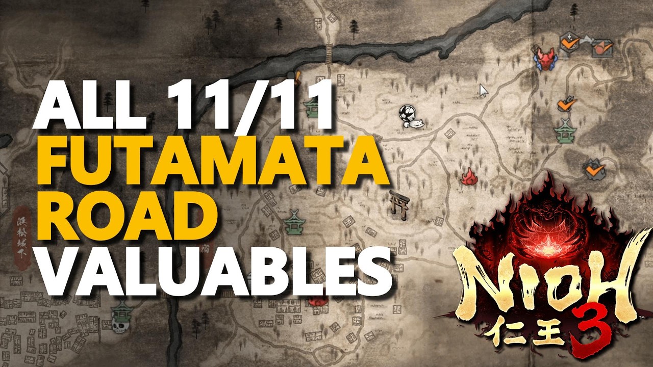 All Futamata Road Valuables Nioh 3