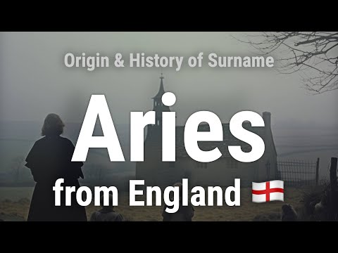 Aries from England 🏴 - Meaning, Origin, History & Migration Routes of Surname
