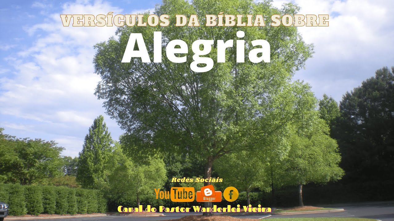 Versículos da Bíblia sobre Alegria!