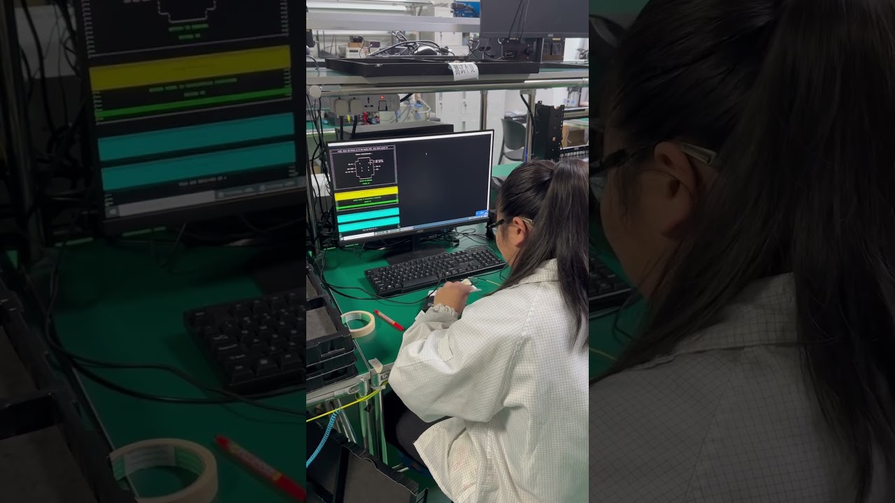 🤓Test Engineer’s Daily Work by X-Parts Way Technology #electronics #pcba #testing engineer #shorts