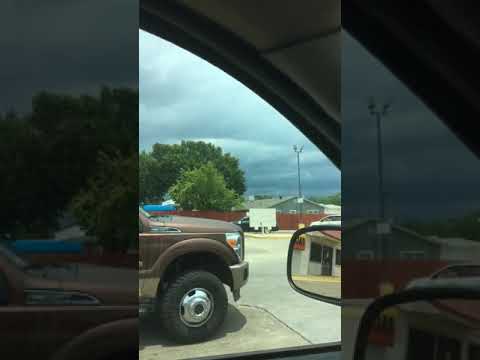 Storm rolling in to weatherford tx