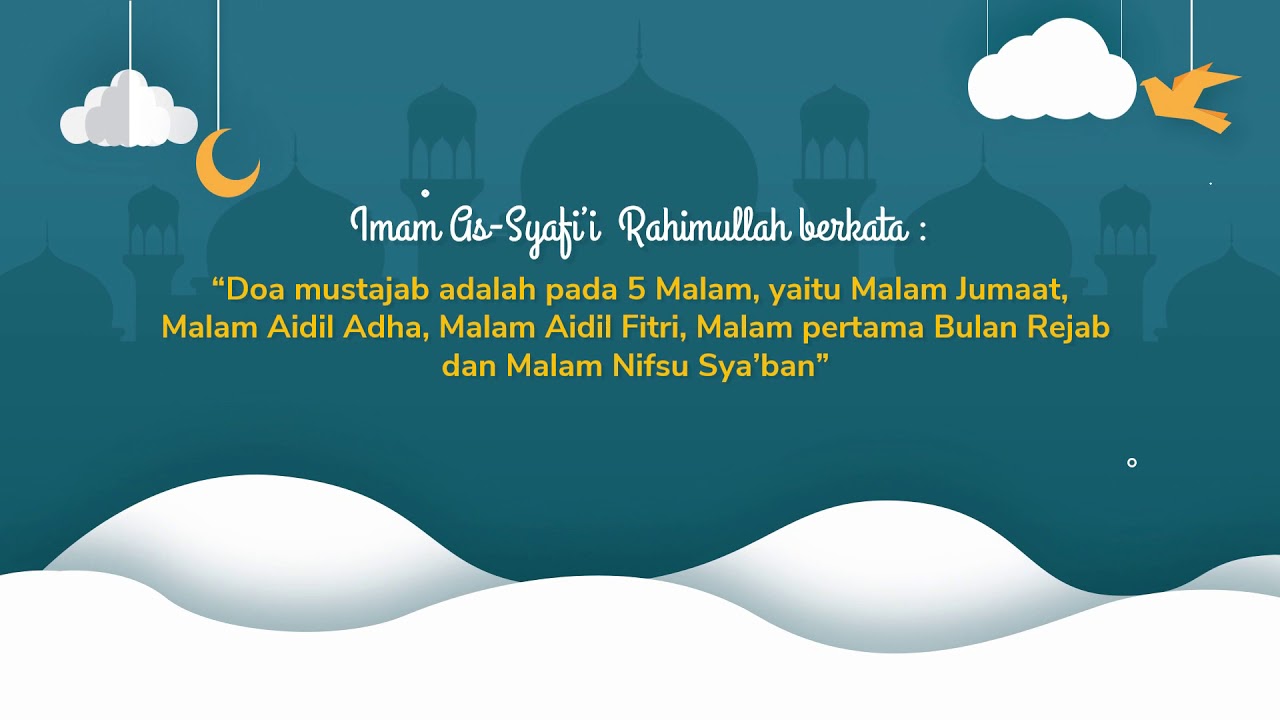 Video ucapan Nisfu Syaban