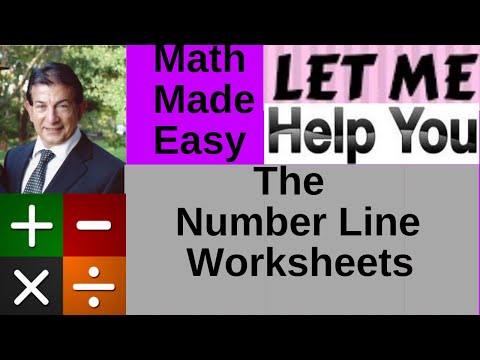 The Number Line Worksheets