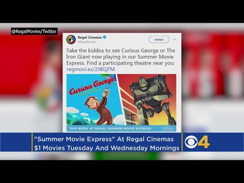 Regal Theaters Offering $1 Tickets For Kids Movies This Summer