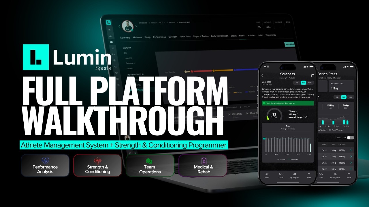 Feature Walkthrough: Lumin Sports Platform Overview