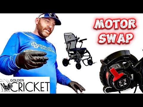 Motor swap on a Golden Cricket