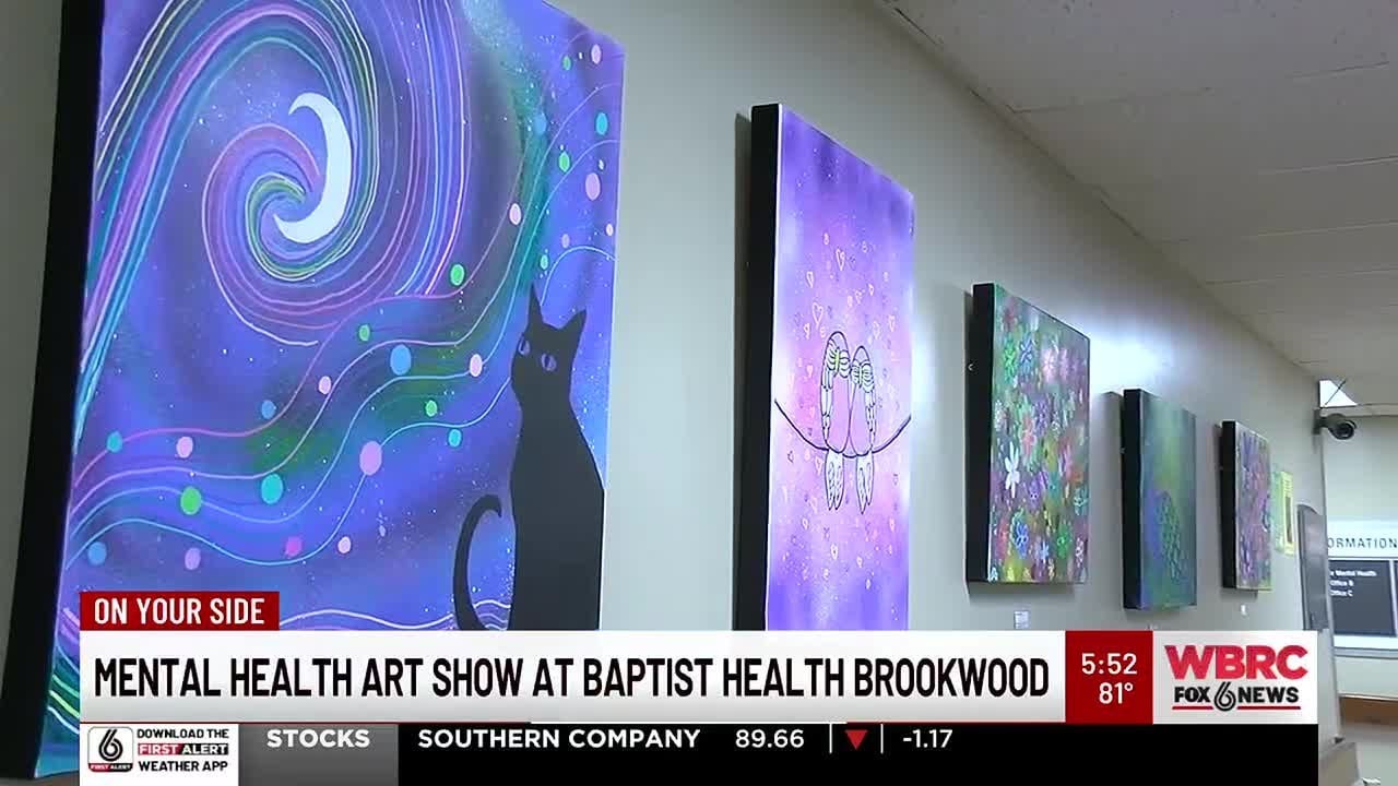 Mental health art show at Baptist Health Brookwood