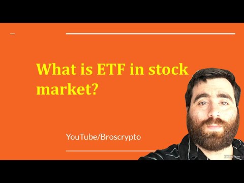 What is an ETF in a Stock Market? basic definition!